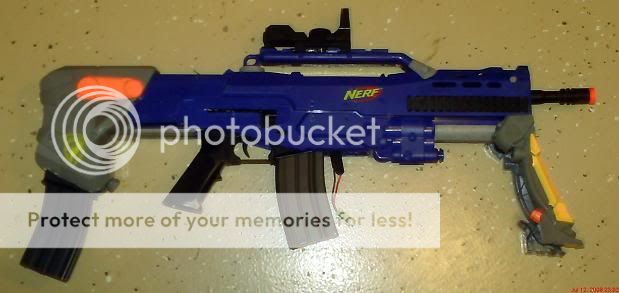 Turning nerf guns into airsoft guns. Any ideas?