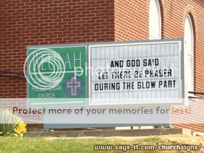 Fake Church Signs | mapleneck